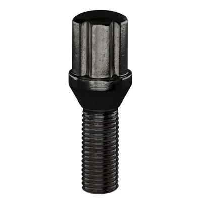 14X1.50 6-Spline Bolt Shank:28MM Black DURACOAT